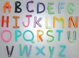 L’alphabet | L'Art des Scoubidous